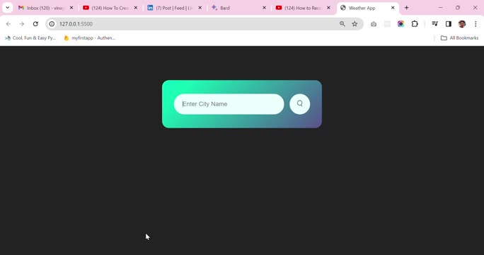 Vinay kumar Sangishetti on LinkedIn: #weatherapp #webdevelopment # ... Vinay kumar Sangishetti on LinkedIn: #weatherapp #webdevelopment # ...