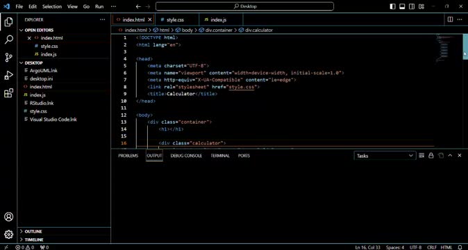 Vaishnavi V on LinkedIn: #internpe #webdevelopment #htmlcssjavascript Vaishnavi V on LinkedIn: #internpe #webdevelopment #htmlcssjavascript