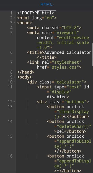 Dushyant Saraswat on LinkedIn: Calculator by html , css and JavaScript. Dushyant Saraswat on LinkedIn: Calculator by html , css and JavaScript.