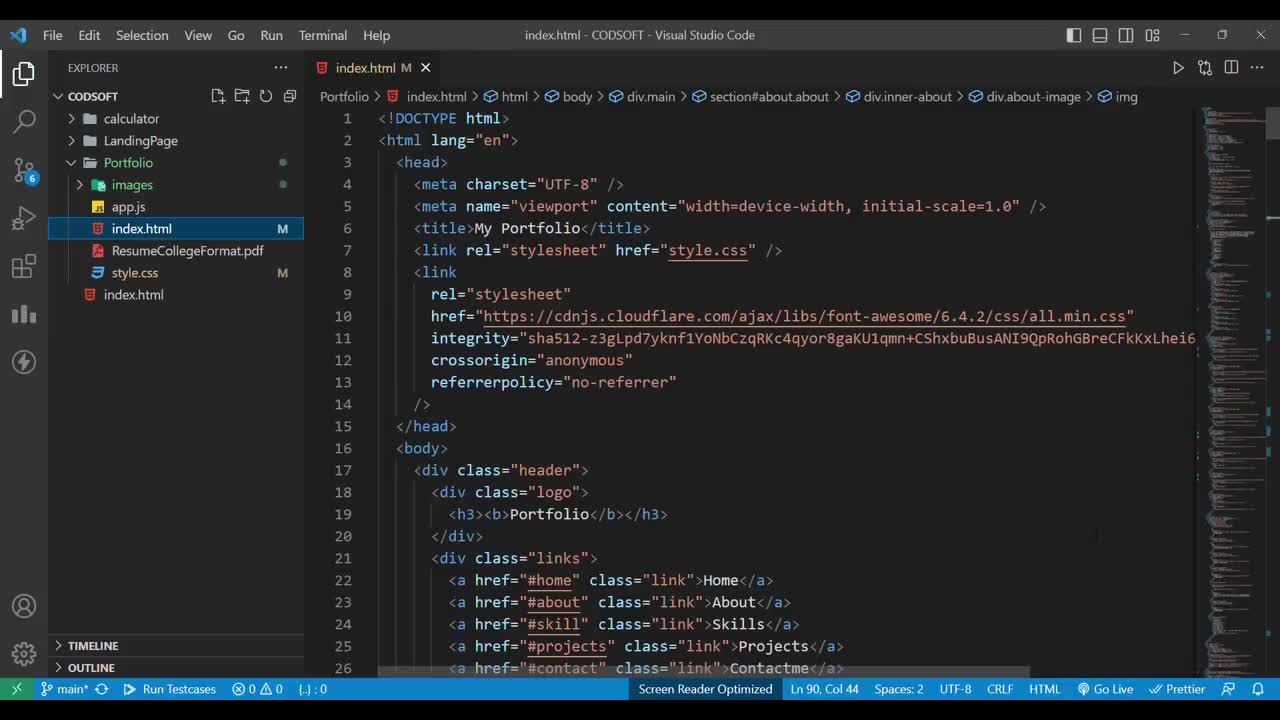 Biswajeet Biswal on LinkedIn: #codsoft #codsoft #visualstudiocode Biswajeet Biswal on LinkedIn: #codsoft #codsoft #visualstudiocode