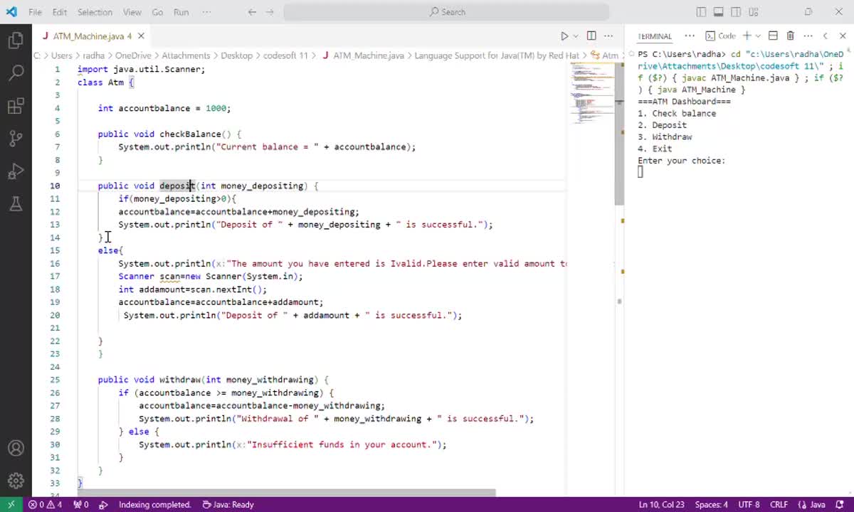 Meesala Mahesh on LinkedIn: #codesoft #codesoft #java #codes Meesala Mahesh on LinkedIn: #codesoft #codesoft #java #codes