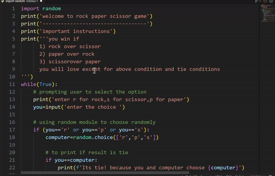 Neeraj Mamidala on LinkedIn: #codsoft #python #programminglife Neeraj Mamidala on LinkedIn: #codsoft #python #programminglife