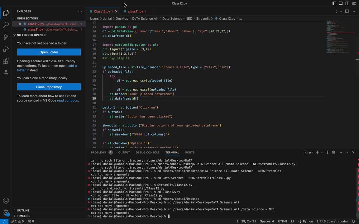 Syed Muhammad Danial Shoaib on LinkedIn: #streamlitwebapp #streamlit # ... Syed Muhammad Danial Shoaib on LinkedIn: #streamlitwebapp #streamlit # ...