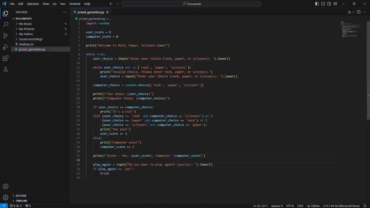 Sharmila R on LinkedIn: #codsoftinternship #codsoft #pythonprogramming ... Sharmila R on LinkedIn: #codsoftinternship #codsoft #pythonprogramming ...