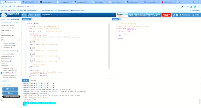 MOHANRAM K on LinkedIn: #verilog #codingchallenge #fpga #digitaldesign MOHANRAM K on LinkedIn: #verilog #codingchallenge #fpga #digitaldesign