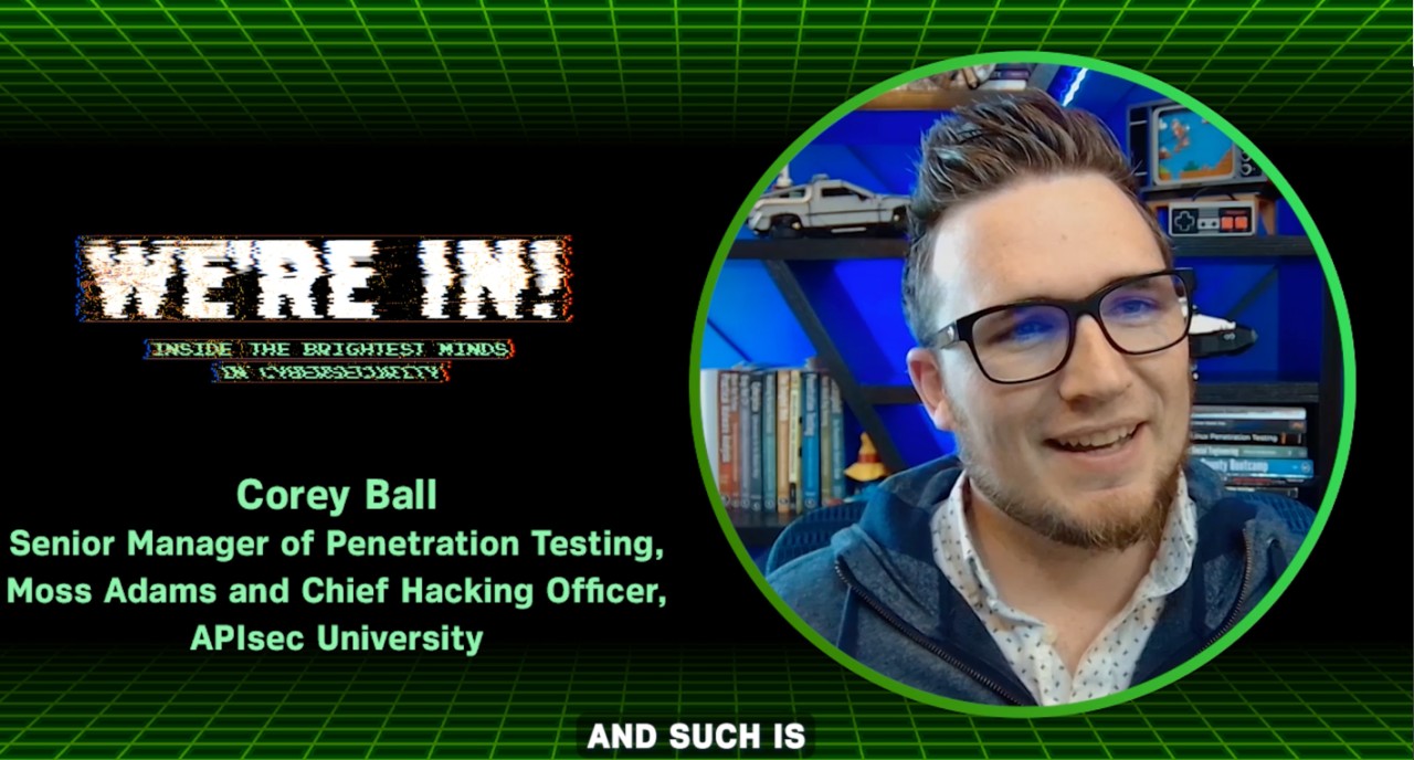 Corey J. Ball on LinkedIn: API Security Decoded with Corey Ball, Senior ... Corey J. Ball on LinkedIn: API Security Decoded with Corey Ball, Senior ...