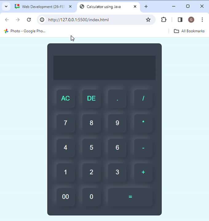 🚀 Built a calculator using HTML, CSS, JavaScript! 💻 Watch the video ... 🚀 Built a calculator using HTML, CSS, JavaScript! 💻 Watch the video ...