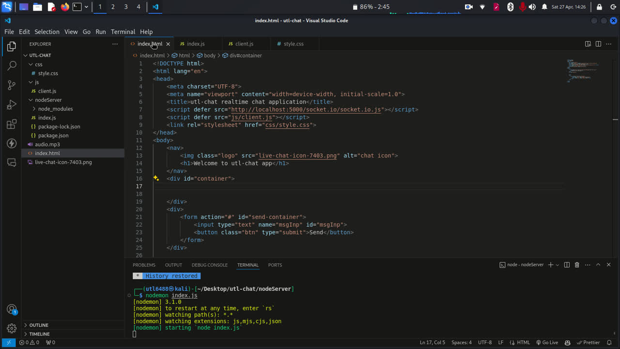 Umesh Yadav on LinkedIn: #webdevelopment #nodejs #websocket #html #css ... Umesh Yadav on LinkedIn: #webdevelopment #nodejs #websocket #html #css ...