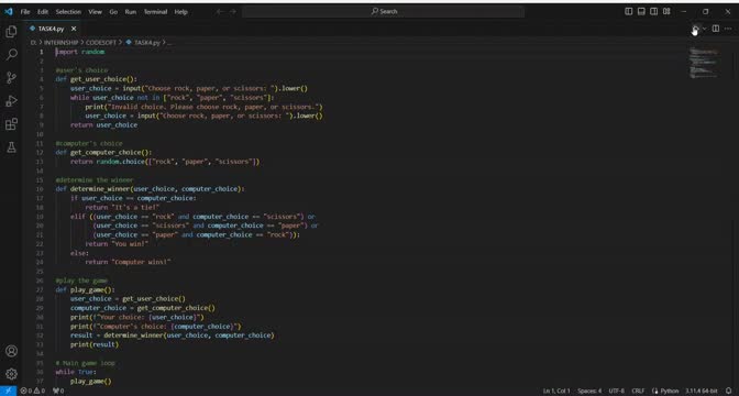 Oindrila Biswas on LinkedIn: #codsoft #python_programming #internship Oindrila Biswas on LinkedIn: #codsoft #python_programming #internship