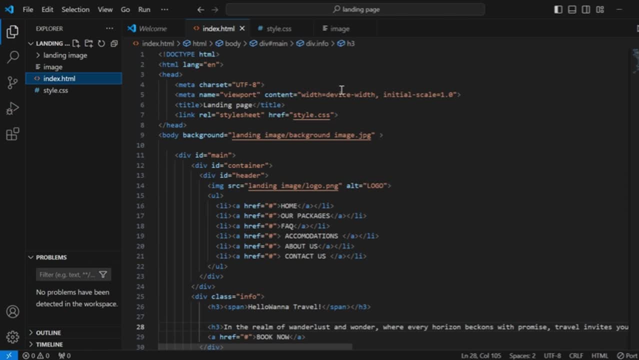Reshma Karthikeyan on LinkedIn: #webdevelopment #html #css #landingpage ... Reshma Karthikeyan on LinkedIn: #webdevelopment #html #css #landingpage ...