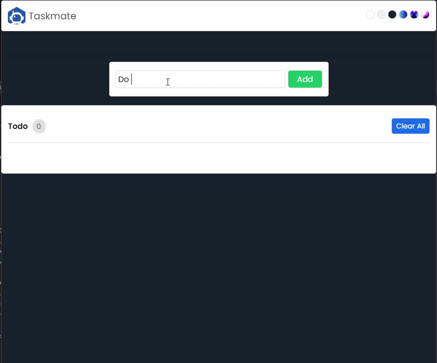 🚀 Task Mate: React CRUD Application for Efficient Task Management! 🚀 ... 🚀 Task Mate: React CRUD Application for Efficient Task Management! 🚀 ...