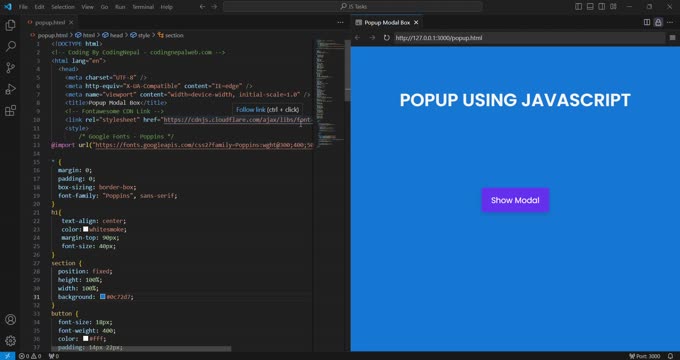 Bhavya Ammula on LinkedIn: #web #html #css #javascript #popupwindow # ... Bhavya Ammula on LinkedIn: #web #html #css #javascript #popupwindow # ...
