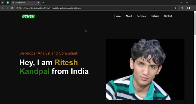 Ritesh Kandpal on LinkedIn: #portfolio #webdevelopment #codingjourney # ... Ritesh Kandpal on LinkedIn: #portfolio #webdevelopment #codingjourney # ...