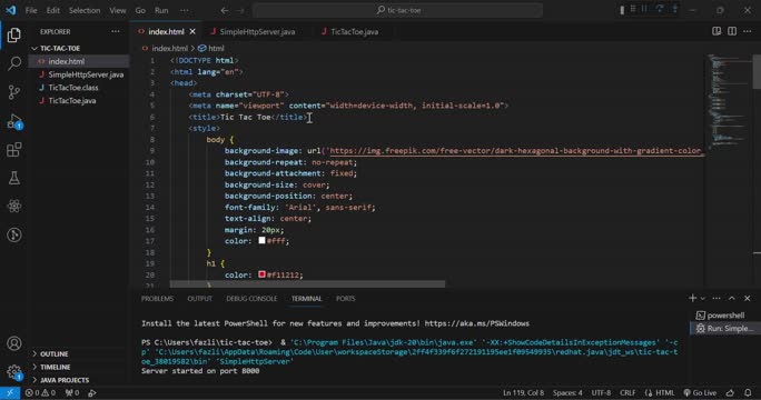 Fazliya S on LinkedIn: #internship #javaprogramming #tictactoe # ... Fazliya S on LinkedIn: #internship #javaprogramming #tictactoe # ...