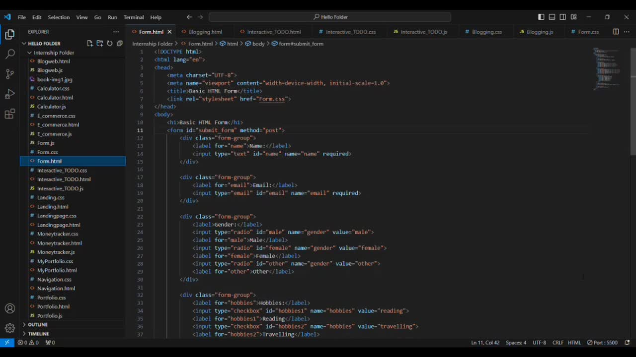 Tapabrato mondal on LinkedIn: #htmlform #webdevelopment #saiketsystems Tapabrato mondal on LinkedIn: #htmlform #webdevelopment #saiketsystems