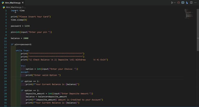 Randhir Ray on LinkedIn: #python #programming #internship #atmmachine # ... Randhir Ray on LinkedIn: #python #programming #internship #atmmachine # ...