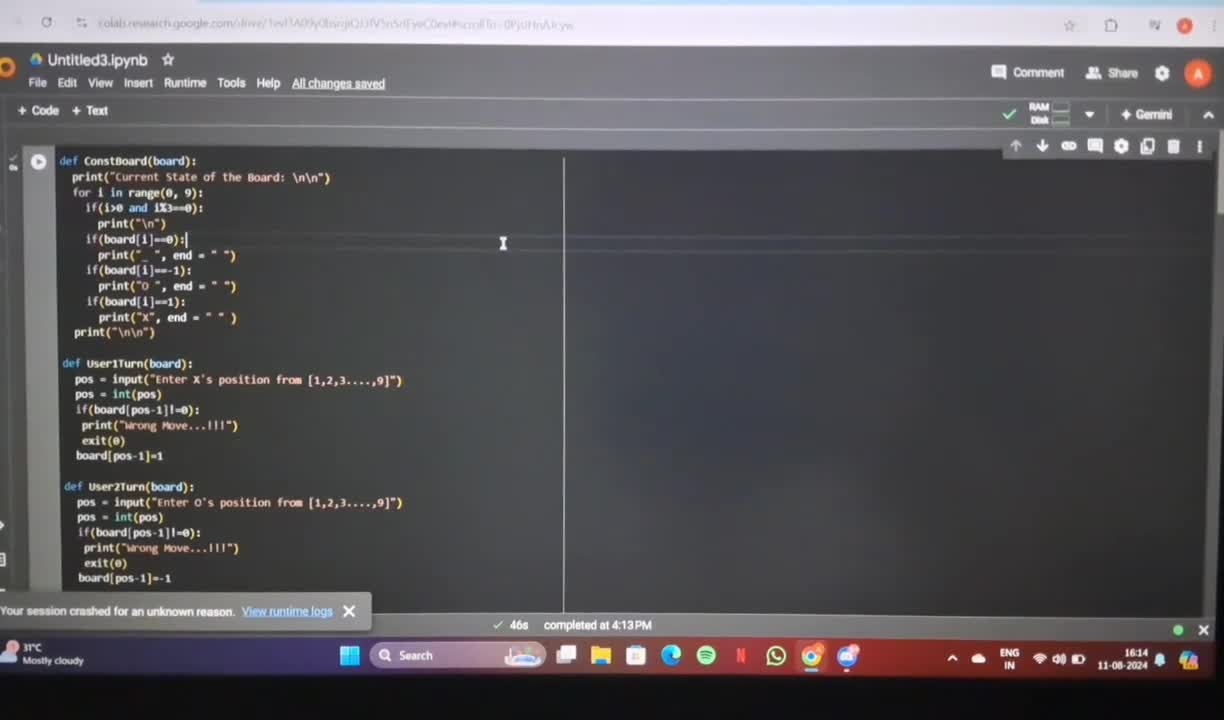 Khushi Verma on LinkedIn: #python #coding #minmaxalgorithm #ai Khushi Verma on LinkedIn: #python #coding #minmaxalgorithm #ai