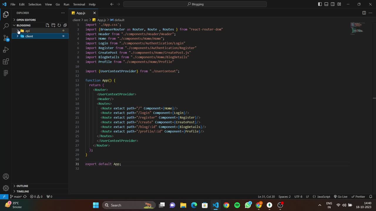 Uday Bharadwa on LinkedIn: #mernstack #bloggingplatform #webdevelopment Uday Bharadwa on LinkedIn: #mernstack #bloggingplatform #webdevelopment