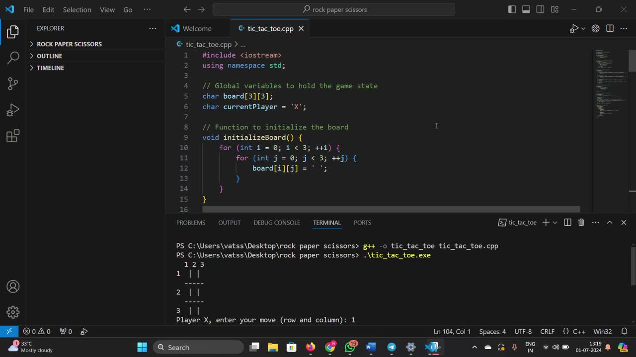 Pawan kumar Singh on LinkedIn: #coding #cpp #tictactoe #programming # ... Pawan kumar Singh on LinkedIn: #coding #cpp #tictactoe #programming # ...