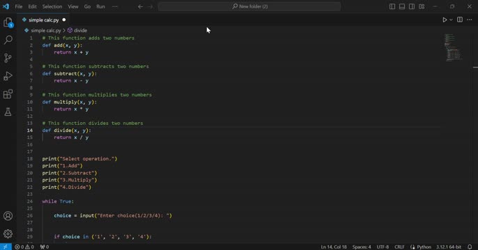 Sathiyapriya S on LinkedIn: #codsoft #pythonprogramming #learningtocode Sathiyapriya S on LinkedIn: #codsoft #pythonprogramming #learningtocode