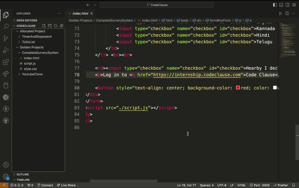 Adithya Gattadi on LinkedIn: #webdevintern #codeclause #internship # ... Adithya Gattadi on LinkedIn: #webdevintern #codeclause #internship # ...