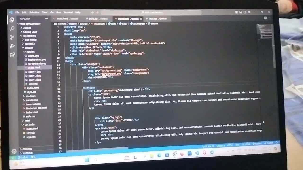Shubham D. on LinkedIn: #webdev #html #css #parallaxwebsite #newdeveloper Shubham D. on LinkedIn: #webdev #html #css #parallaxwebsite #newdeveloper