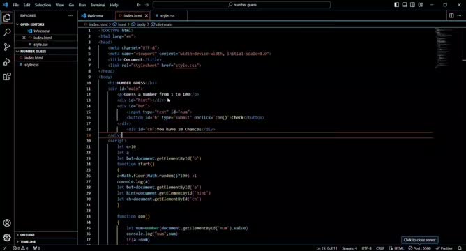 Jeeva S on LinkedIn: #javascript #codingchallenge #numberguessgame #day5 Jeeva S on LinkedIn: #javascript #codingchallenge #numberguessgame #day5