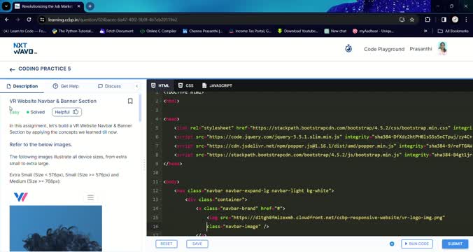 Prasanthi Chenna on LinkedIn: #day16 #html #css #bootstrap # ... Prasanthi Chenna on LinkedIn: #day16 #html #css #bootstrap # ...