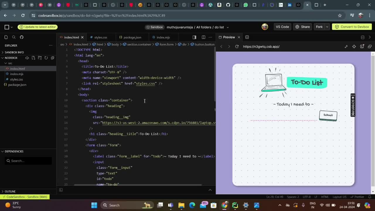 Muthoju Varun teja on LinkedIn: #html #css #javascript #developers #codtech Muthoju Varun teja on LinkedIn: #html #css #javascript #developers #codtech