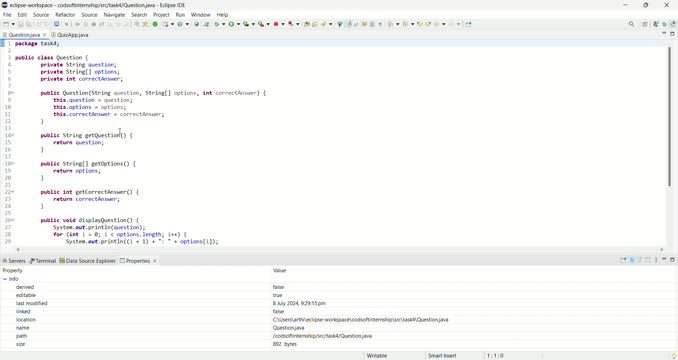 Arthi A on LinkedIn: #java #programming #internship # ... Arthi A on LinkedIn: #java #programming #internship # ...