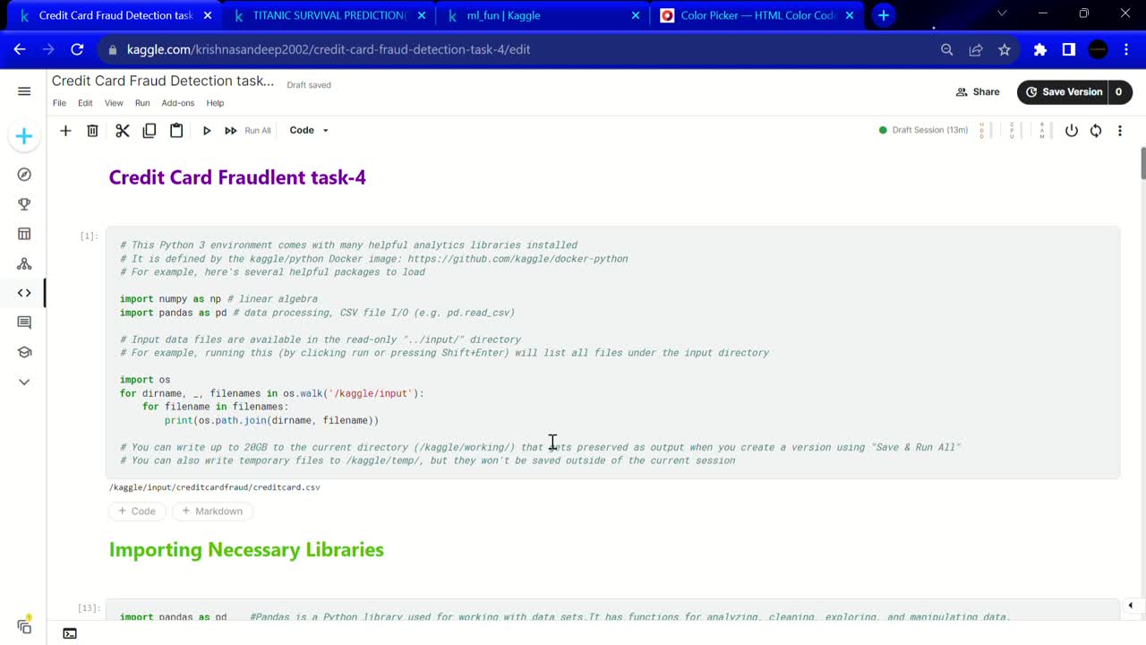Nallagonda Krishna Sandeep on LinkedIn: #codsoft #datascience #internship Nallagonda Krishna Sandeep on LinkedIn: #codsoft #datascience #internship