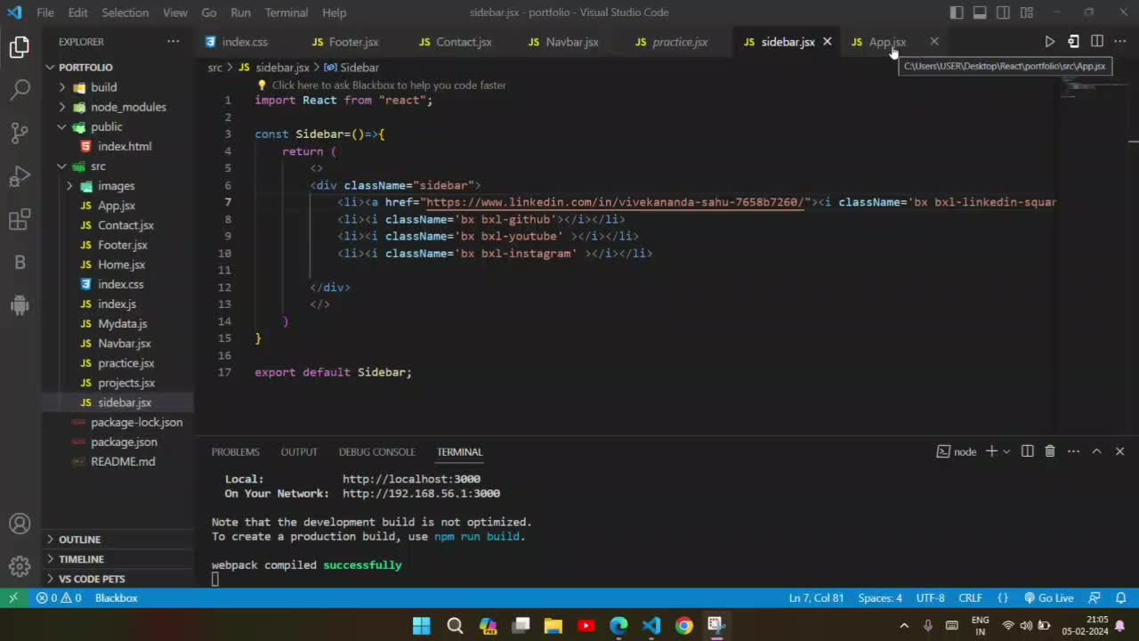 Vivekananda Sahu on LinkedIn: #portfoliowebsite #reactjs #reactdeveloper Vivekananda Sahu on LinkedIn: #portfoliowebsite #reactjs #reactdeveloper