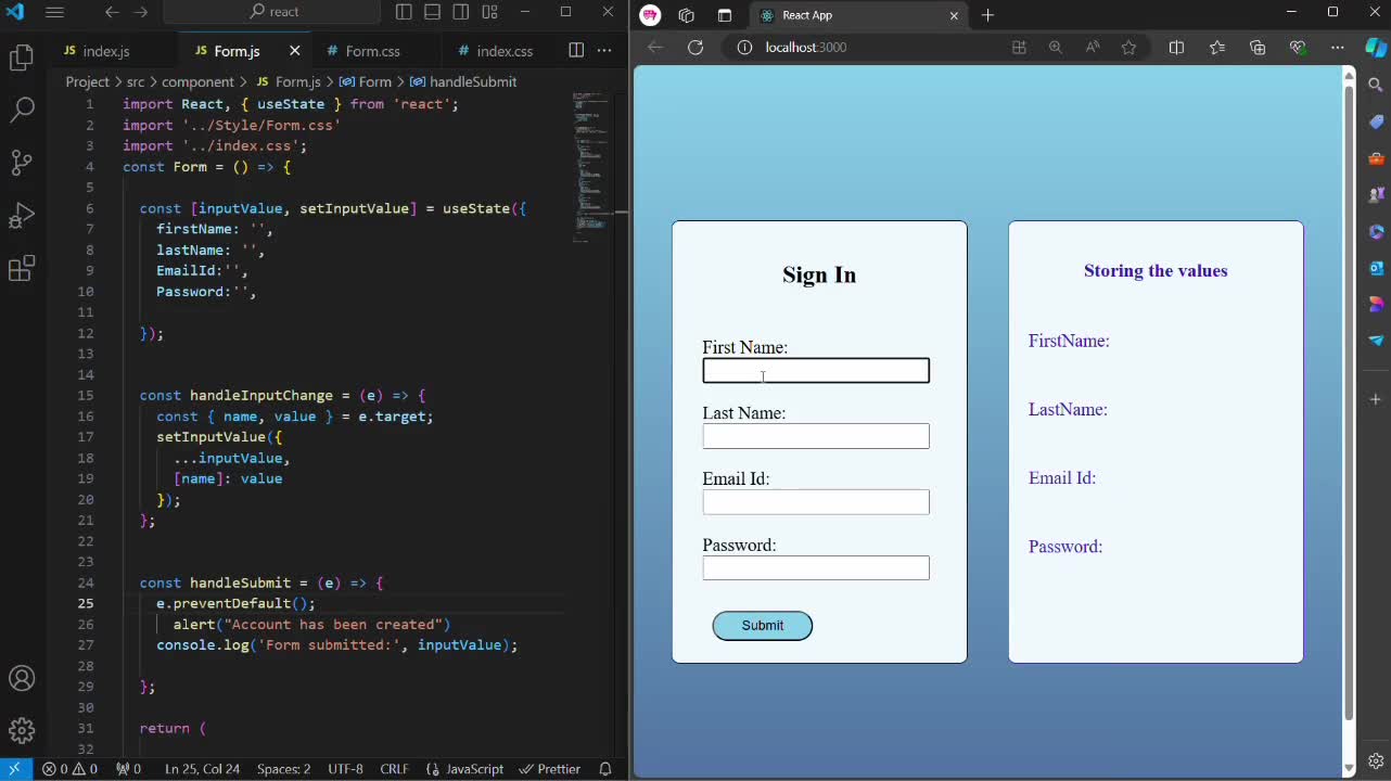 Yega priya .V on LinkedIn: #reactjs #frontenddevelopment #webdevelopment Yega priya .V on LinkedIn: #reactjs #frontenddevelopment #webdevelopment