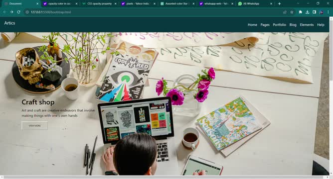 Subin Das K on LinkedIn: #html #css #bootstrap #webdesign #craftwebpage Subin Das K on LinkedIn: #html #css #bootstrap #webdesign #craftwebpage