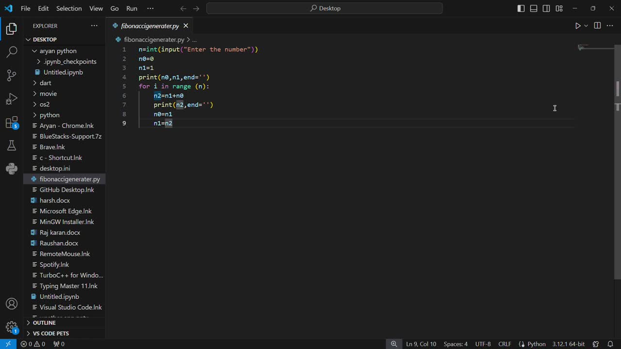 Aryan Singh chauhan on LinkedIn: #codealpha #coding #python #internship ... Aryan Singh chauhan on LinkedIn: #codealpha #coding #python #internship ...