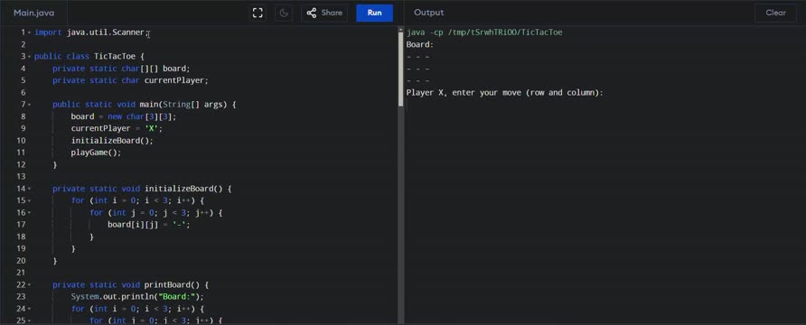 Pavan Kumar on LinkedIn: #java #programming #internship #tictactoe # ... Pavan Kumar on LinkedIn: #java #programming #internship #tictactoe # ...