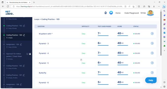 Srinija Pendri on LinkedIn: #pythonprogramming #patterns #nxtwave #ccbp Srinija Pendri on LinkedIn: #pythonprogramming #patterns #nxtwave #ccbp