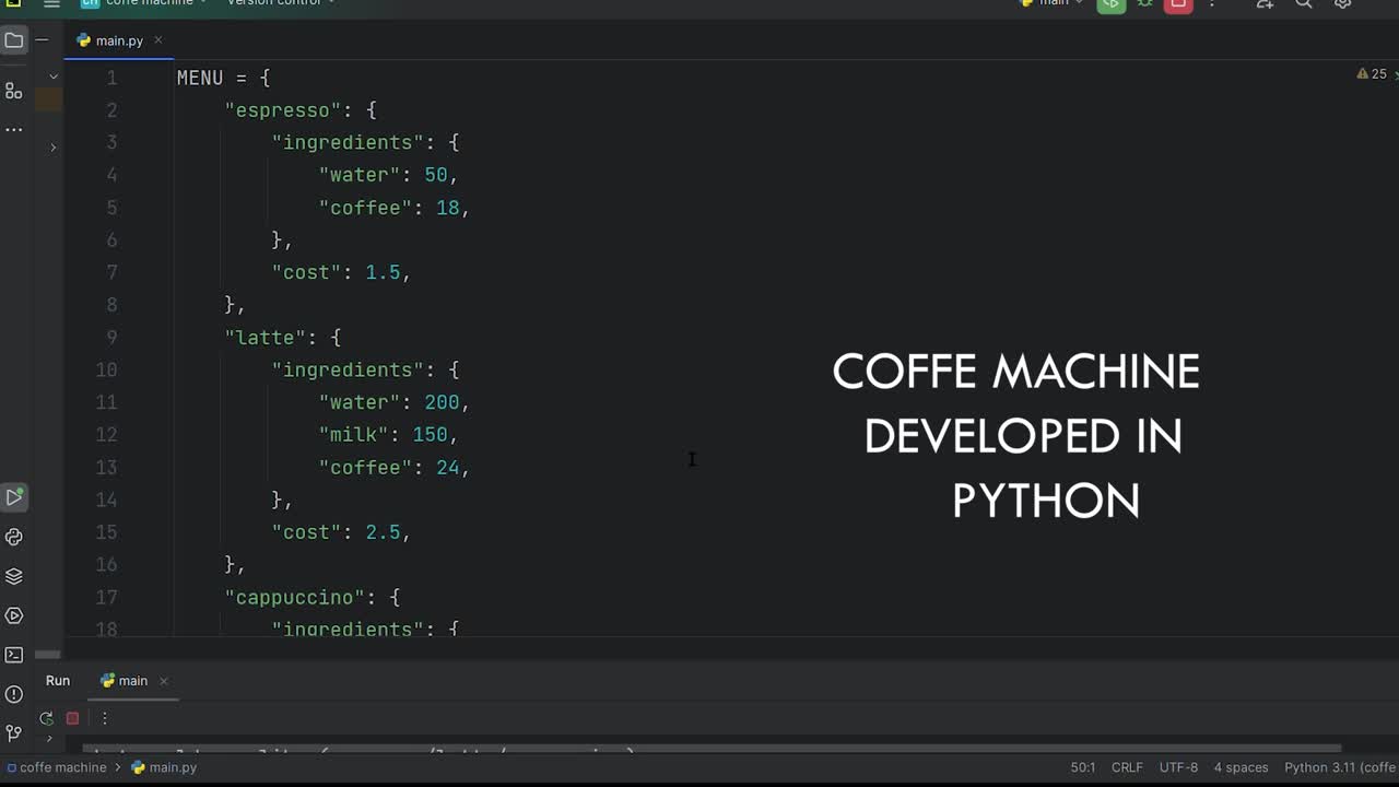 Rahul kumaresan on LinkedIn: dveloped coffee machine in python. Rahul kumaresan on LinkedIn: dveloped coffee machine in python.