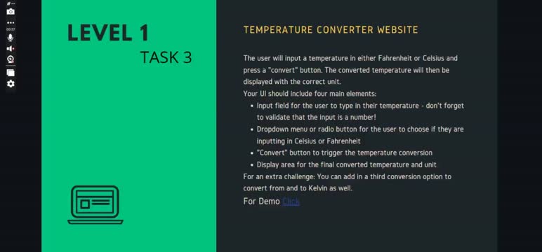 Gunashri Sivakumar on LinkedIn: #webdevelopment #temperatureconversion ... Gunashri Sivakumar on LinkedIn: #webdevelopment #temperatureconversion ...