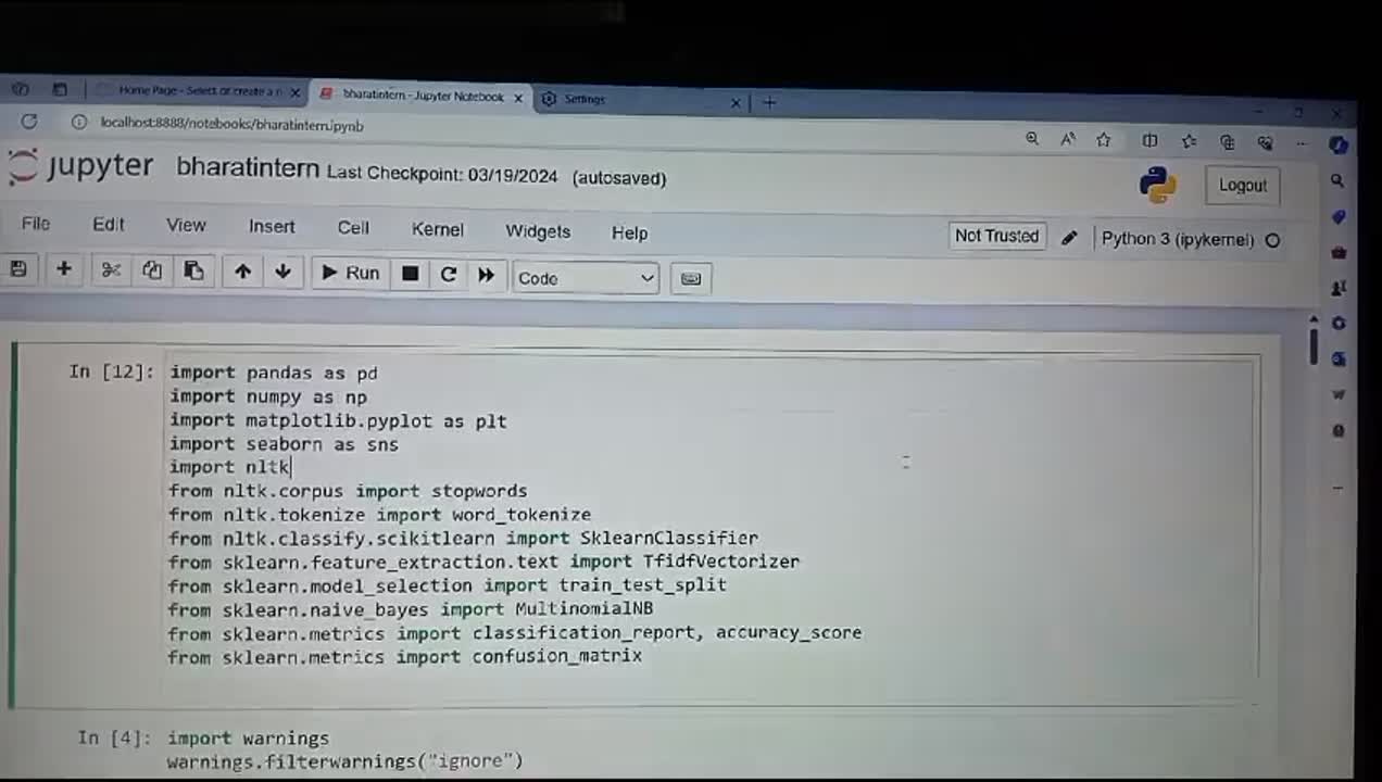 Somu Kadiyala on LinkedIn: #datascience #bharatintern #python #datascience Somu Kadiyala on LinkedIn: #datascience #bharatintern #python #datascience