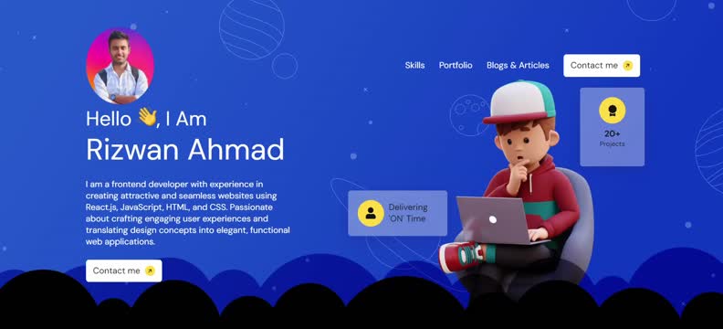 Rizwan Ahmad on LinkedIn: #portfoliowebsite #frontenddeveloper #reactjs ... Rizwan Ahmad on LinkedIn: #portfoliowebsite #frontenddeveloper #reactjs ...
