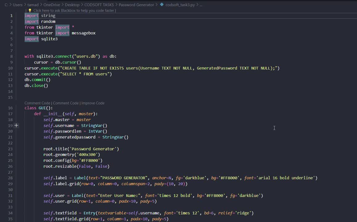 Tamada Tarun on LinkedIn: #task #task #codsoft #internship #python # ... Tamada Tarun on LinkedIn: #task #task #codsoft #internship #python # ...