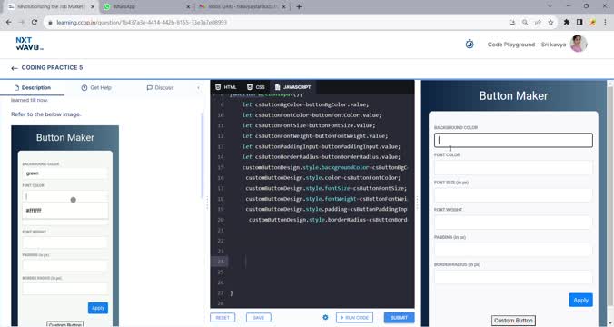 Sri Kavya Takuru on LinkedIn: #day80 #javascript #nxtwave Sri Kavya Takuru on LinkedIn: #day80 #javascript #nxtwave