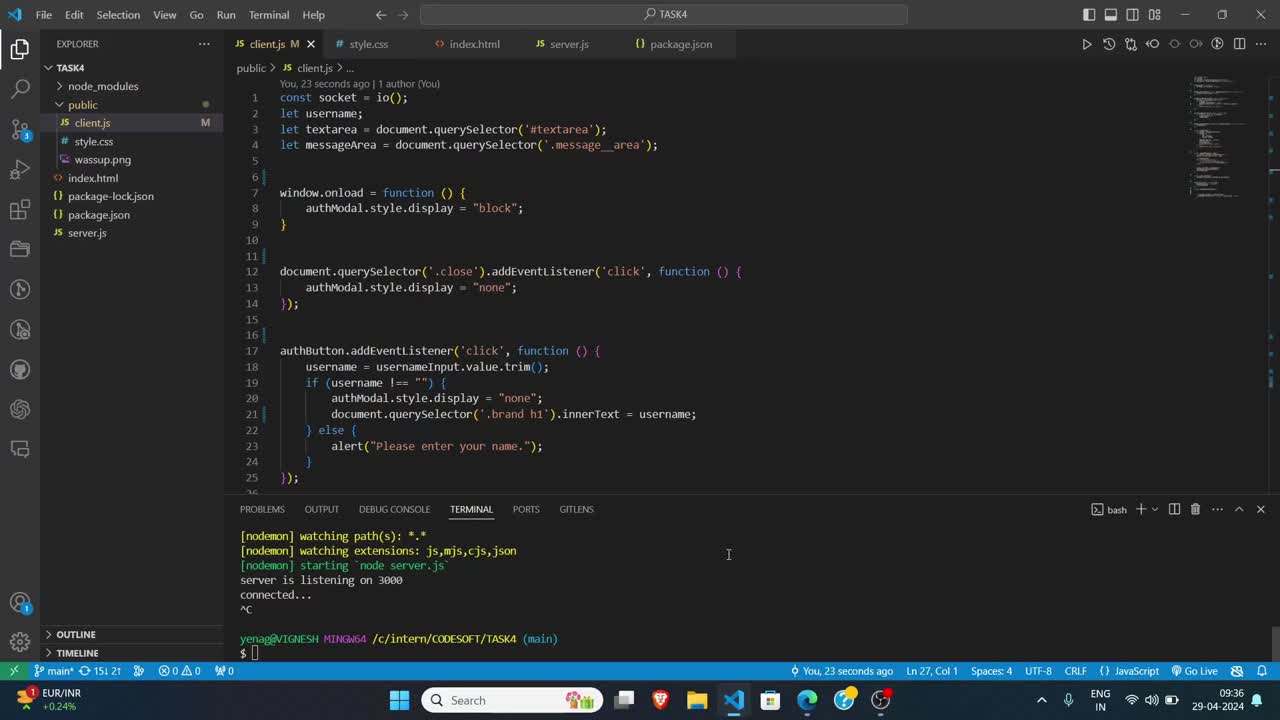 vignesh yenaganti on LinkedIn: #codsoft #internship #webdevlopment vignesh yenaganti on LinkedIn: #codsoft #internship #webdevlopment