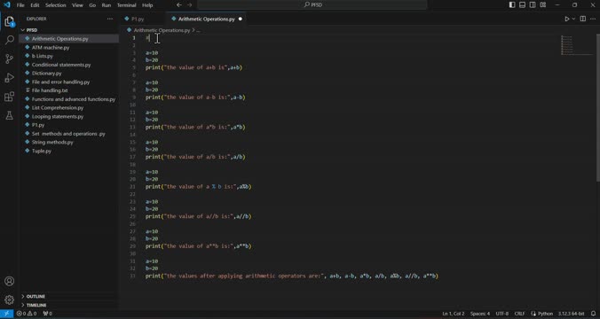 Gunupuru Venkat on LinkedIn: Task-1️⃣: 🔔Exploring Python's Power in ... Gunupuru Venkat on LinkedIn: Task-1️⃣: 🔔Exploring Python's Power in ...