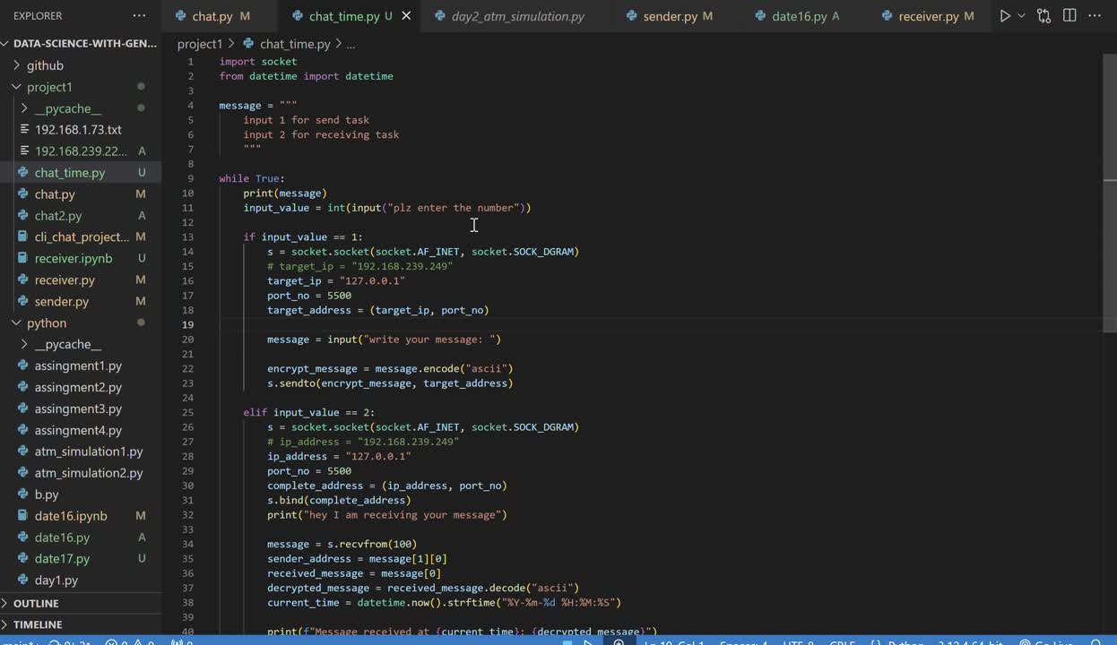 Tanmay Yadav on LinkedIn: #python #socketprogramming #networking # ... Tanmay Yadav on LinkedIn: #python #socketprogramming #networking # ...