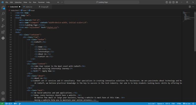 Sakshi Gheware on LinkedIn: #webdevelopment #internship #codesoft #task1 Sakshi Gheware on LinkedIn: #webdevelopment #internship #codesoft #task1