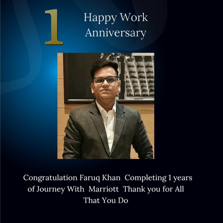 Mohammed Faruq Khan on LinkedIn: #marriottcareers #thankyou #marriott Mohammed Faruq Khan on LinkedIn: #marriottcareers #thankyou #marriott