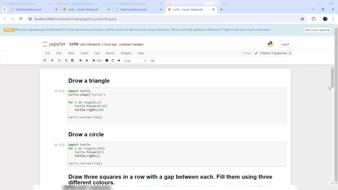 Manisha Sharma on LinkedIn: #python #turtlegraphics #codingjourney # ... Manisha Sharma on LinkedIn: #python #turtlegraphics #codingjourney # ...