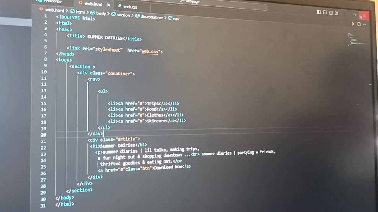 Balla Sravanthi on LinkedIn: #web #html #css #codsoft Balla Sravanthi on LinkedIn: #web #html #css #codsoft